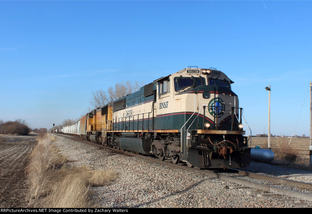 BNSF 9608 UP 4007